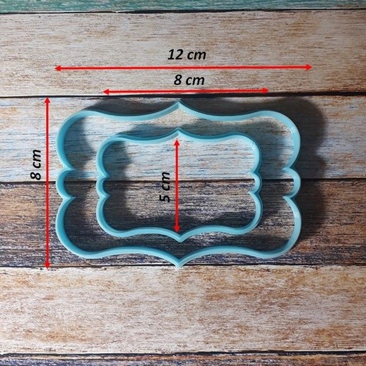 Download 3D printing files Label cookie cutter Kit x 2- Label cutters ...
