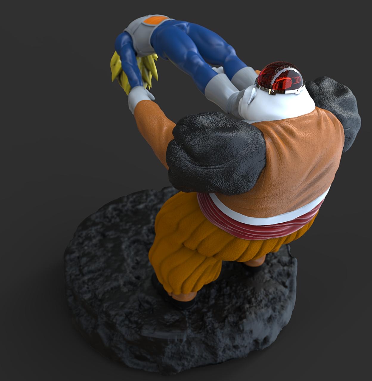 Archivo STL Vegeta contra Android 19・Diseño para descargar y imprimir ...
