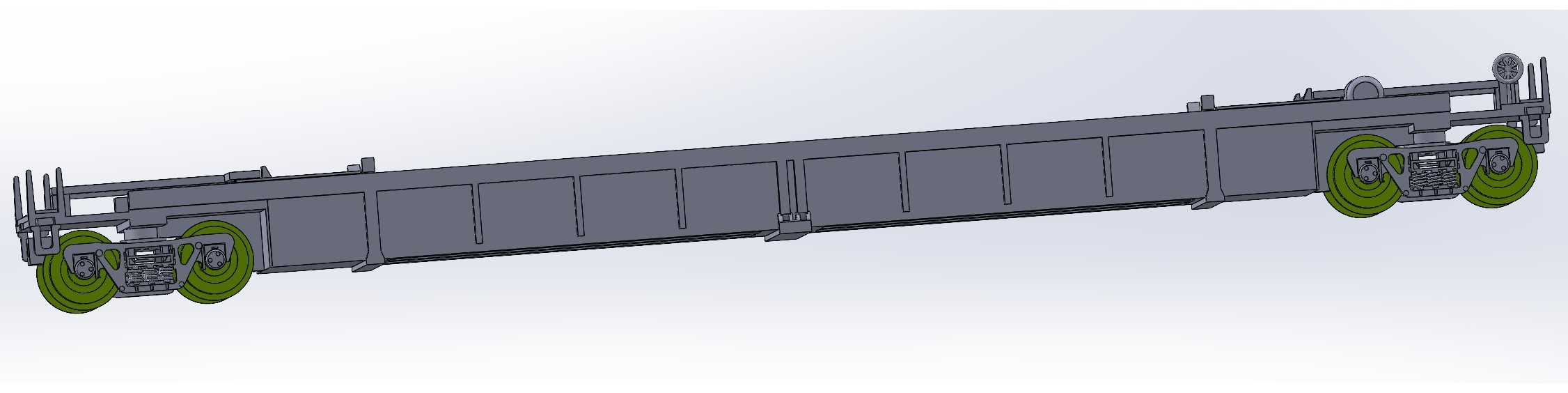 3D file TRAIN: 48' double-stack US car (single unit)・3D print design to ...