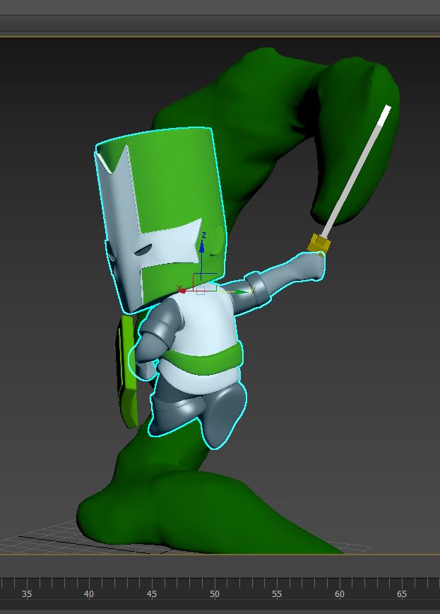 Файл 3D Castle Crasher verde・Модель для загрузки и печати в формате 3D ...