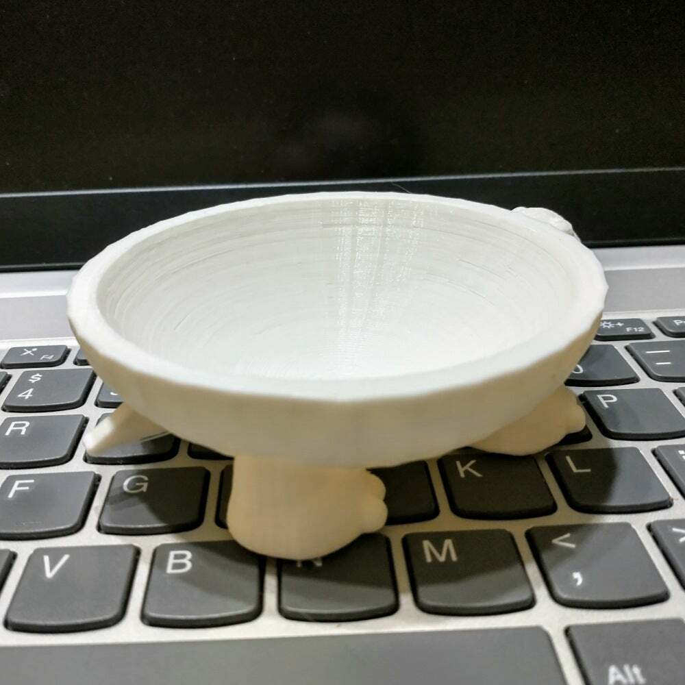 Free STL file Footed Turtle Bowl with Lid 🐢・Template to download and 3D ...