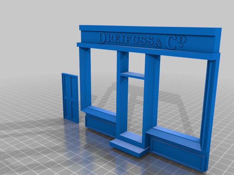 Free 3D file Dreifuss&Co storefront 1/35 scale 🧞‍♂️・3D printable design ...