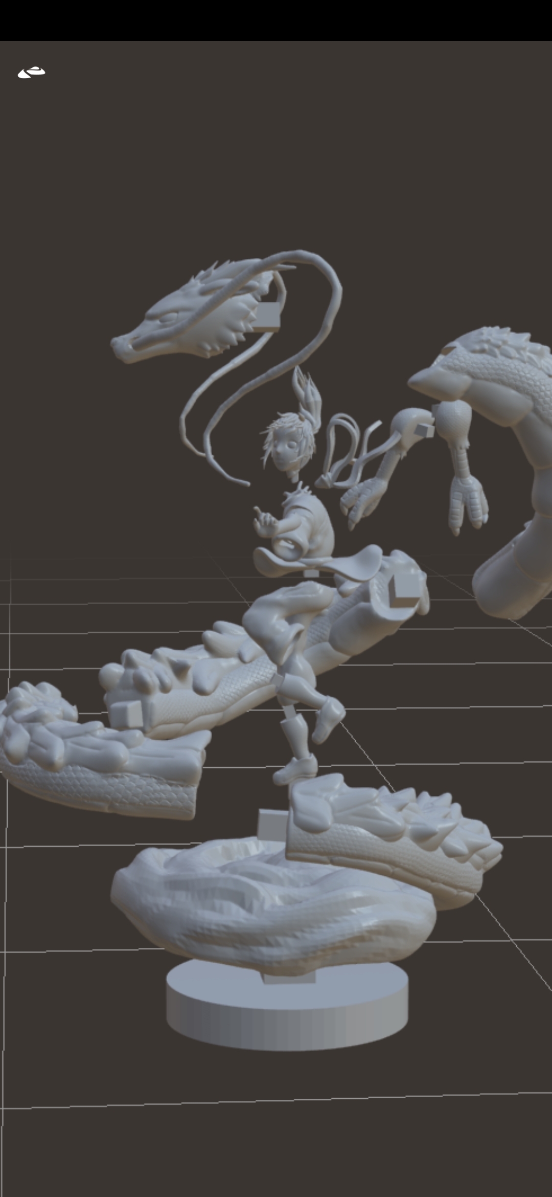 3D file Chihiro and Haku・3D printable model to download・Cults