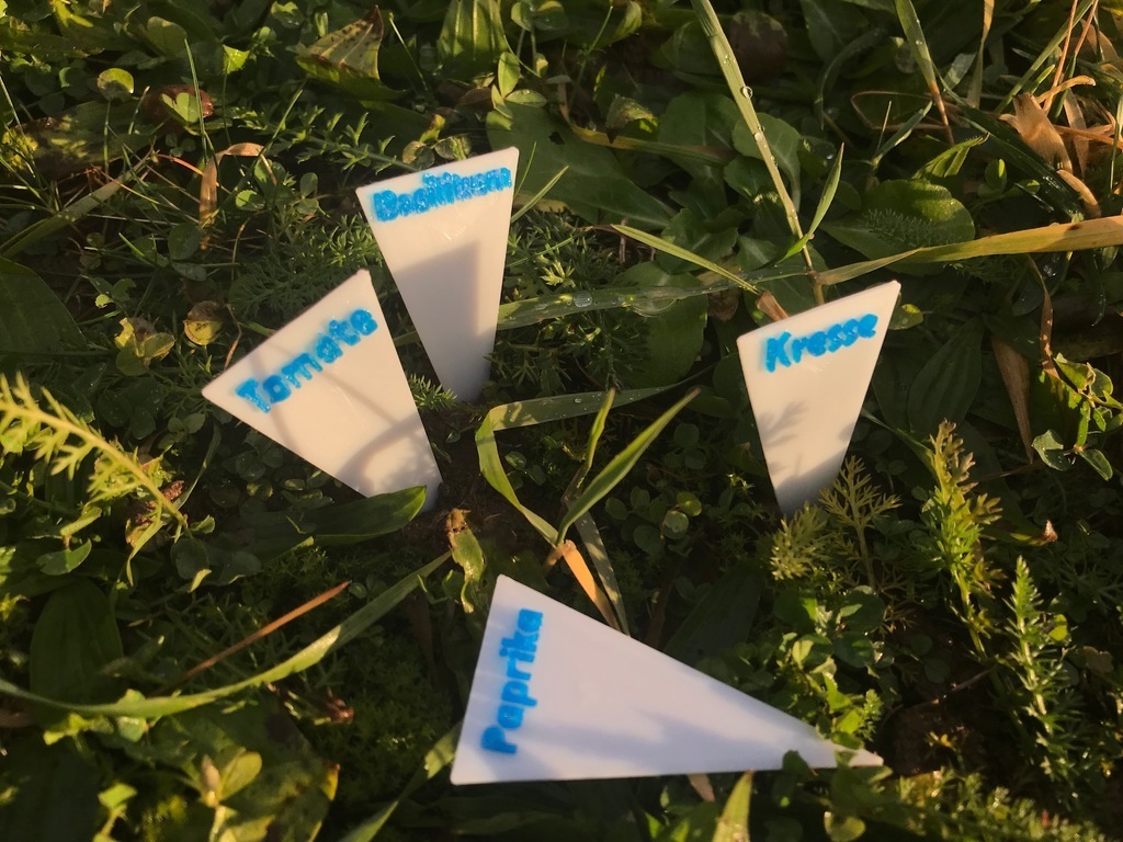 Free 3D file Plants signs・Template to download and 3D print・Cults