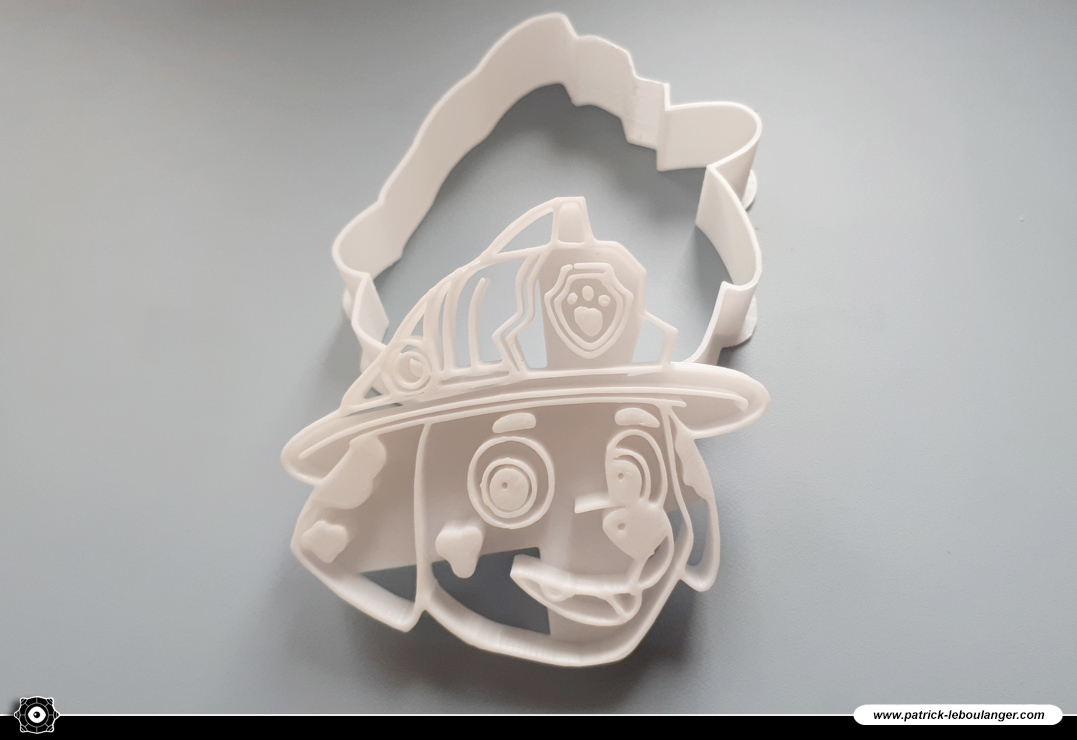Fichier STL Paw Patrol MARSHALL cookie cutter・Plan à imprimer en 3D à ...