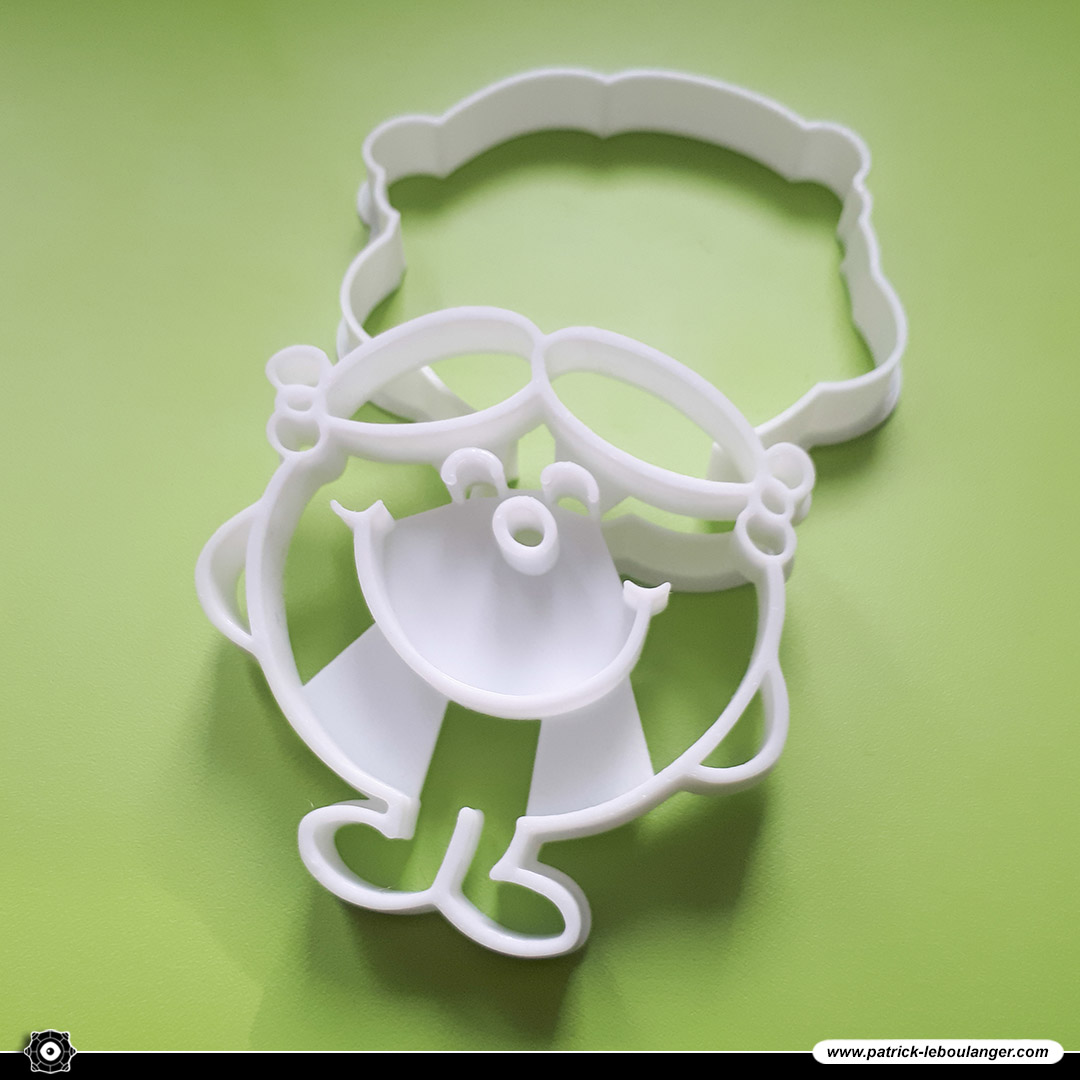 STL file LITTLE MISS YES COOKIE CUTTER 🍪・3D print model to download・Cults
