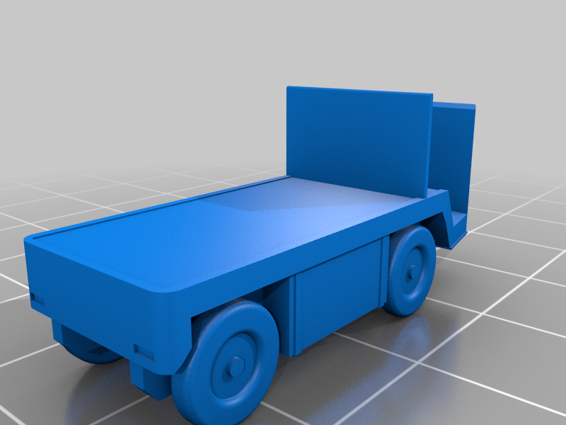 Fichier STL gratuit H0 E-Chariots DR DDR HO Chariots, aussi en N and TT ...