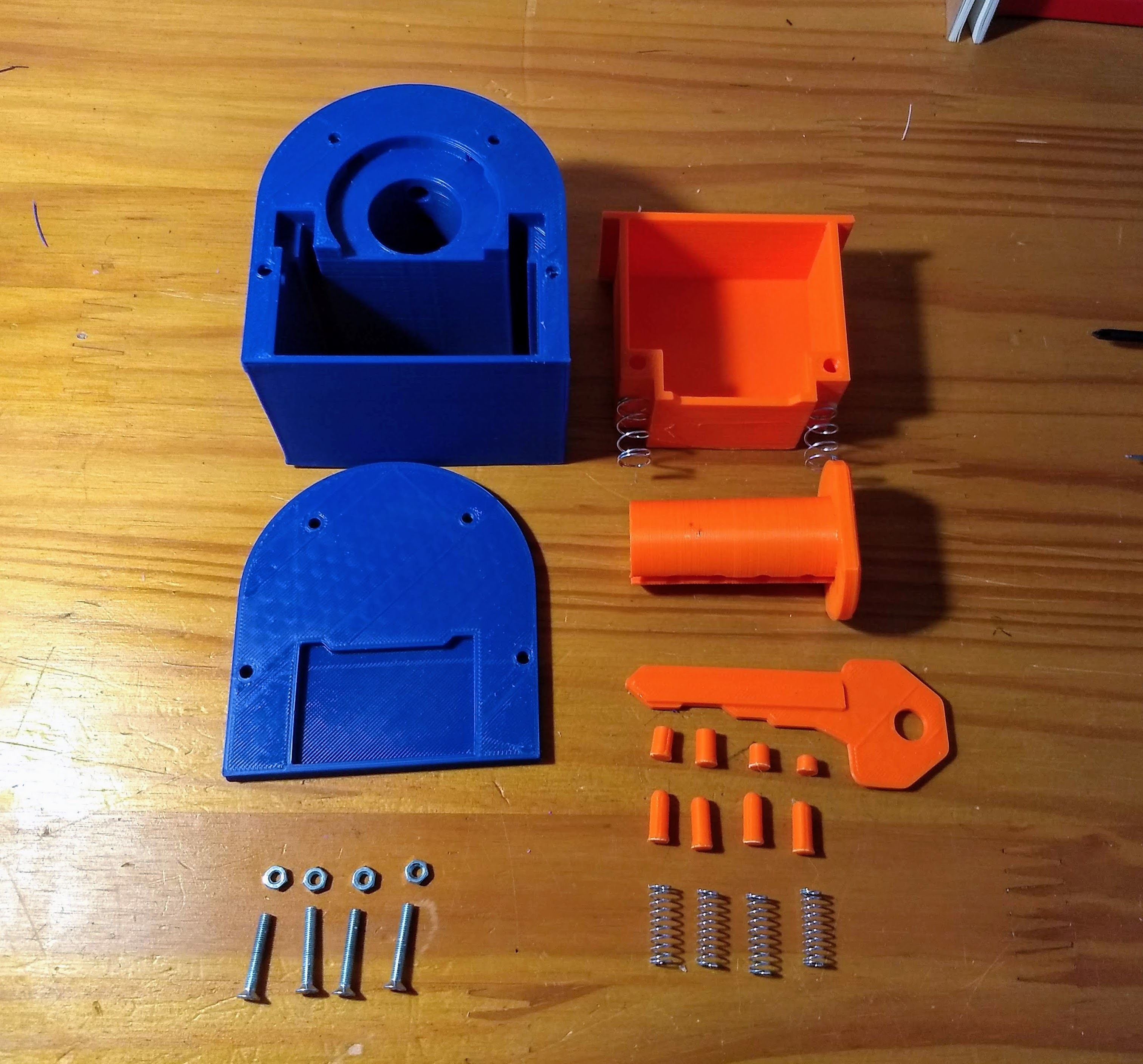 Free STL file 3D printed lock・Template to download and 3D print・Cults