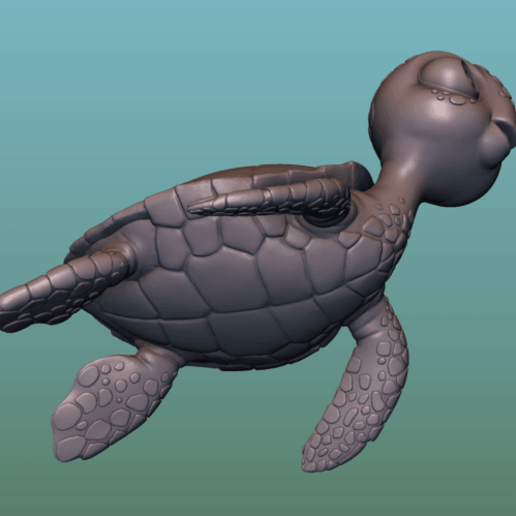 Descargar diseños 3D gratis TURTLE "SEA FINDING NEMO MOVIE SQUIRT" ・ Cults