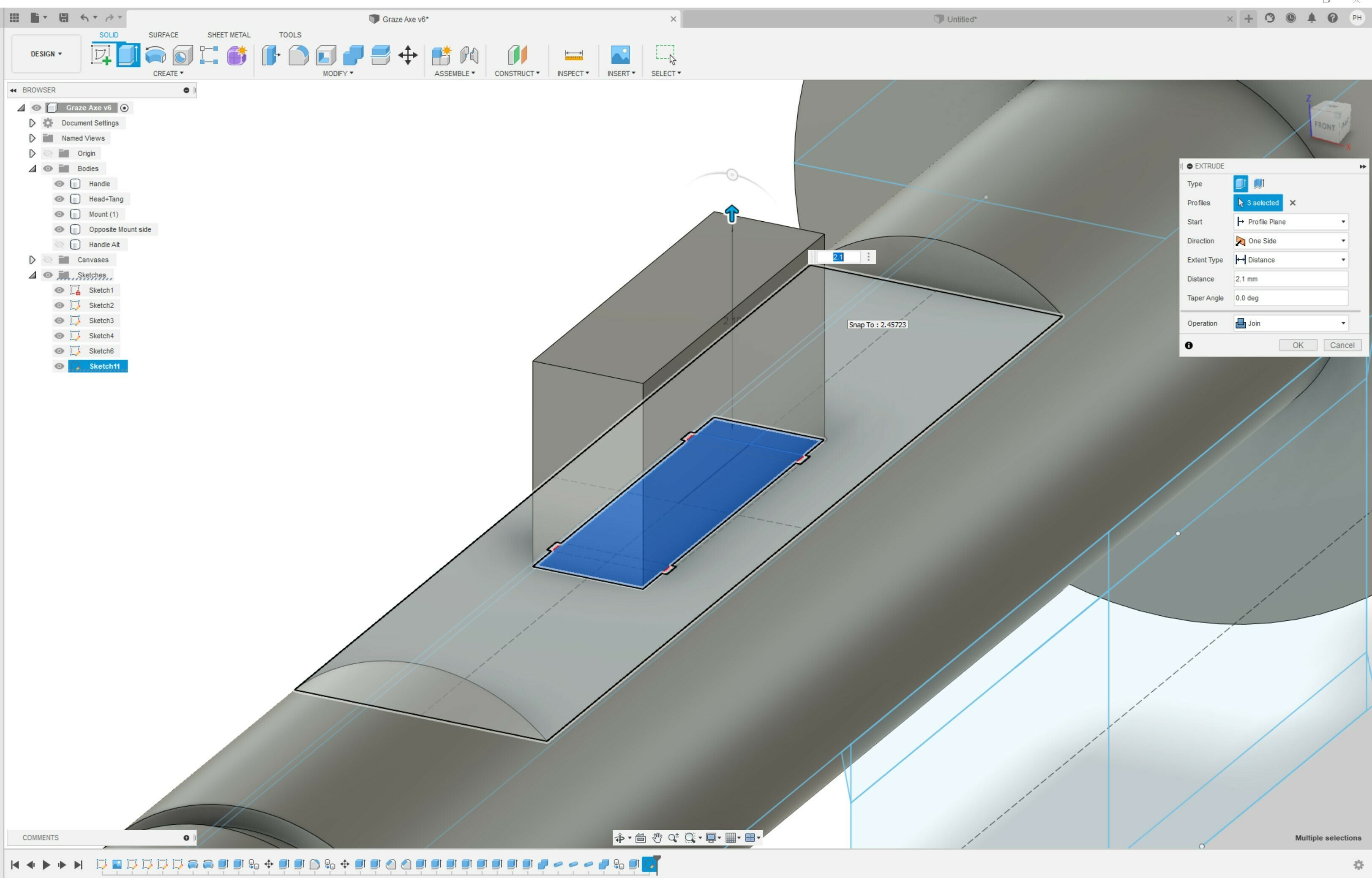 Free 3D file Gundam IBO Graze Axe 🤖・3D printing idea to download・Cults