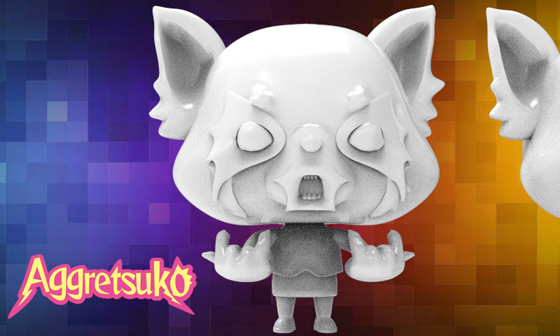 STL file Aggretsuko・Model to download and 3D print・Cults