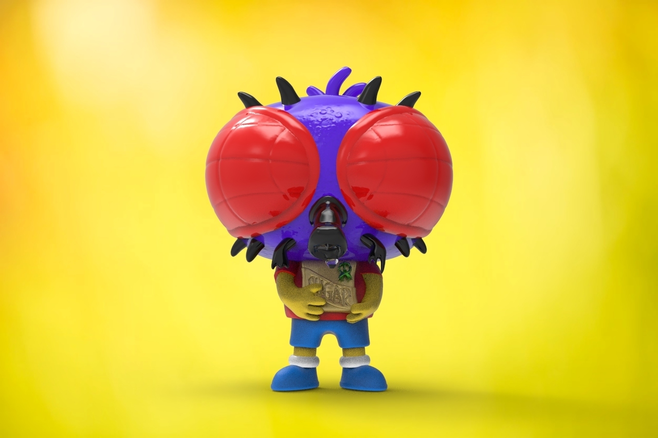 Archivo 3D BART FLY , LOS SIMPSONS・Diseño para descargar y imprimir en ...