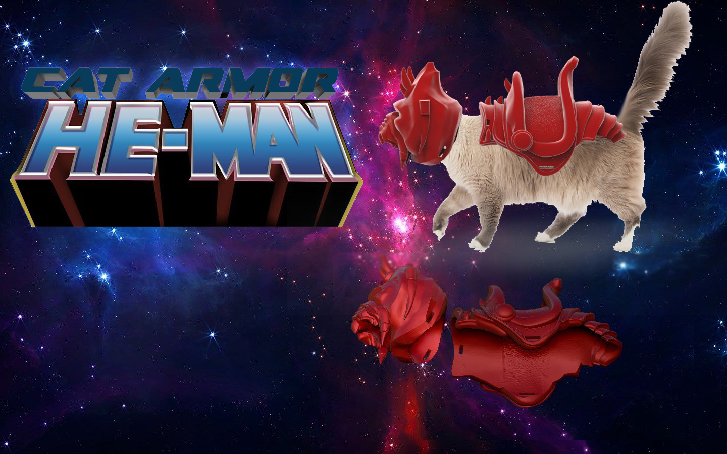 3D file ARMOR CAT FAN ART・Design to download and 3D print・Cults