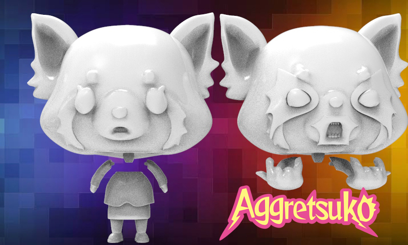 STL file Aggretsuko・Model to download and 3D print・Cults
