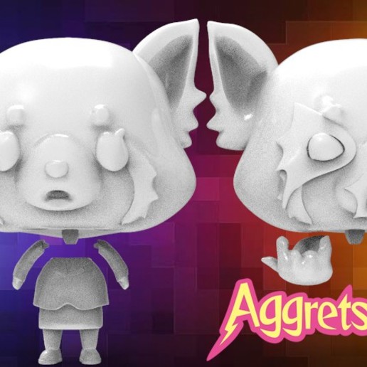 Download 3D printer model Aggretsuko ・ Cults