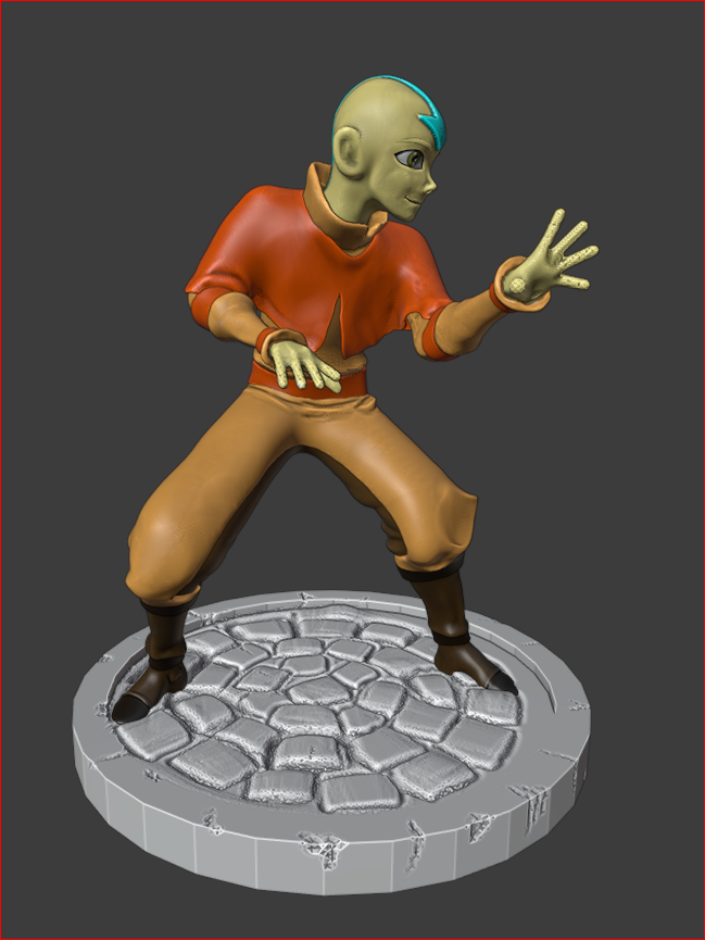 STL file Avatar Aang・3D printable model to download・Cults