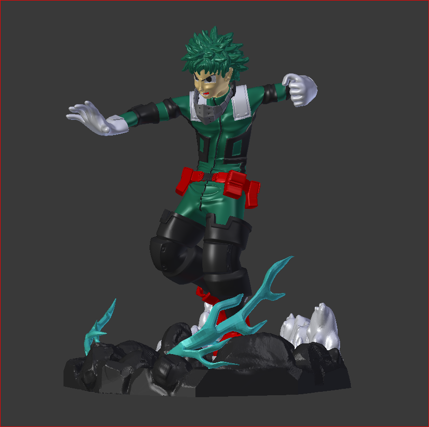 Файл STL Deku model 🦸・Модель для загрузки и печати в формате 3D・Cults