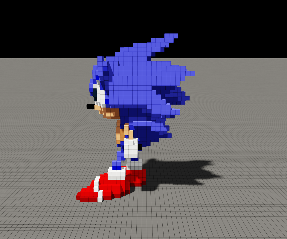 STL file Sonic the Hedgehog・3D printer design to download・Cults