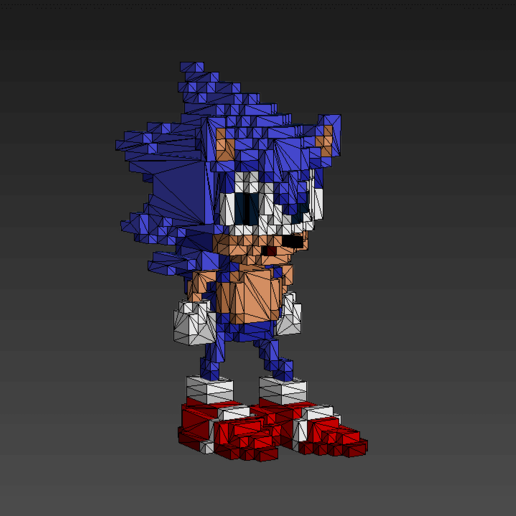 Download 3D printing models Sonic the Hedgehog ・ Cults