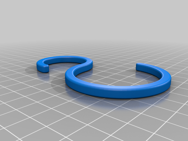 Free STL file Minimalist S Hook・Model to download and 3D print・Cults