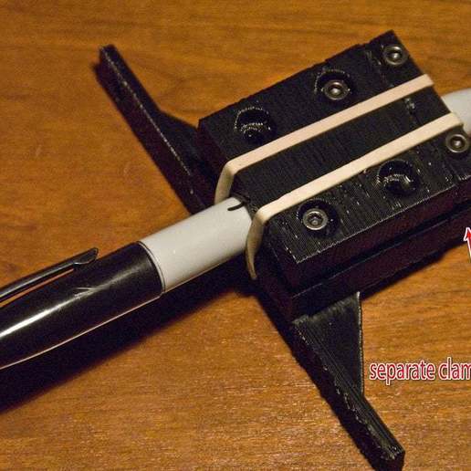 Download free STL file *Updated Pen Plotter Attachment • Object to 3D ...