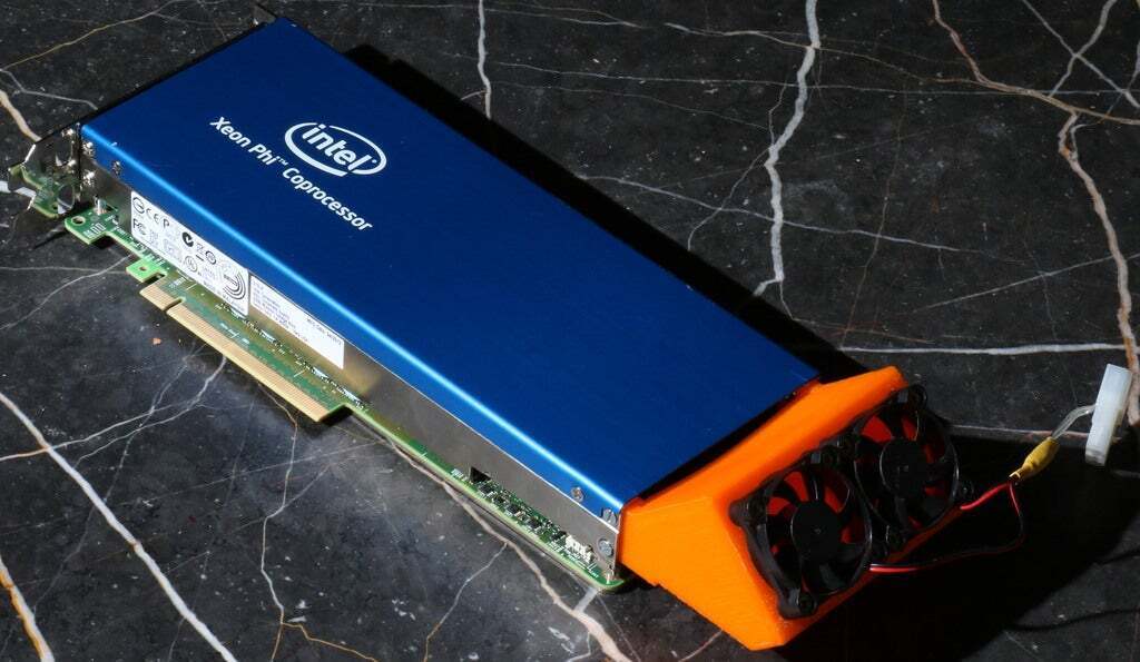 Free STL file 40mm twin-fans cooler for Xeon Phi・3D print object to ...