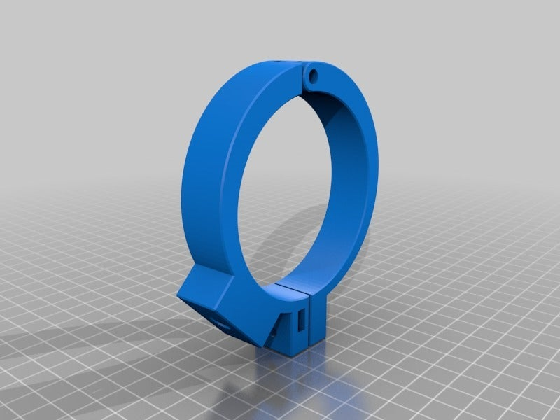 Бесплатный OBJ файл Tripod mount ring for Canon 100mm macro 💍・Дизайн 3D ...