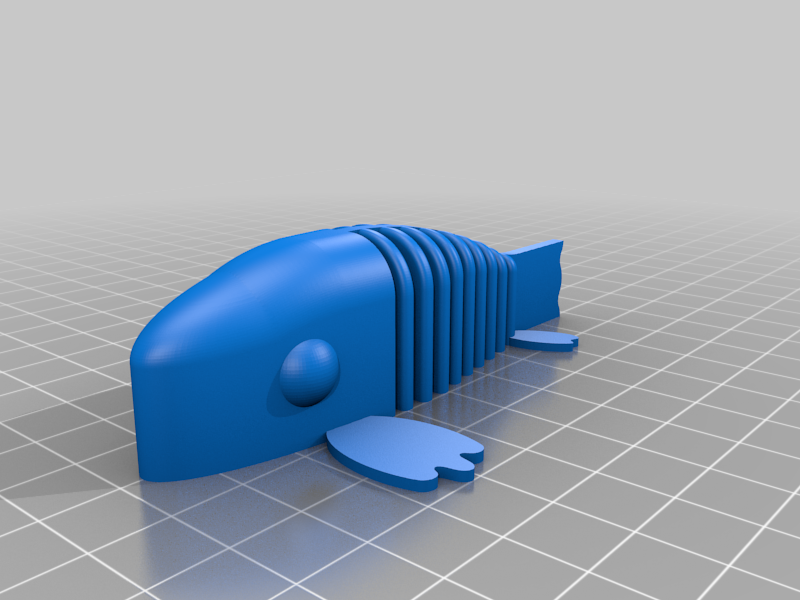 Archivo 3D gratis TPU Flexi-Pez 🐉・Modelo imprimible en 3D para ...