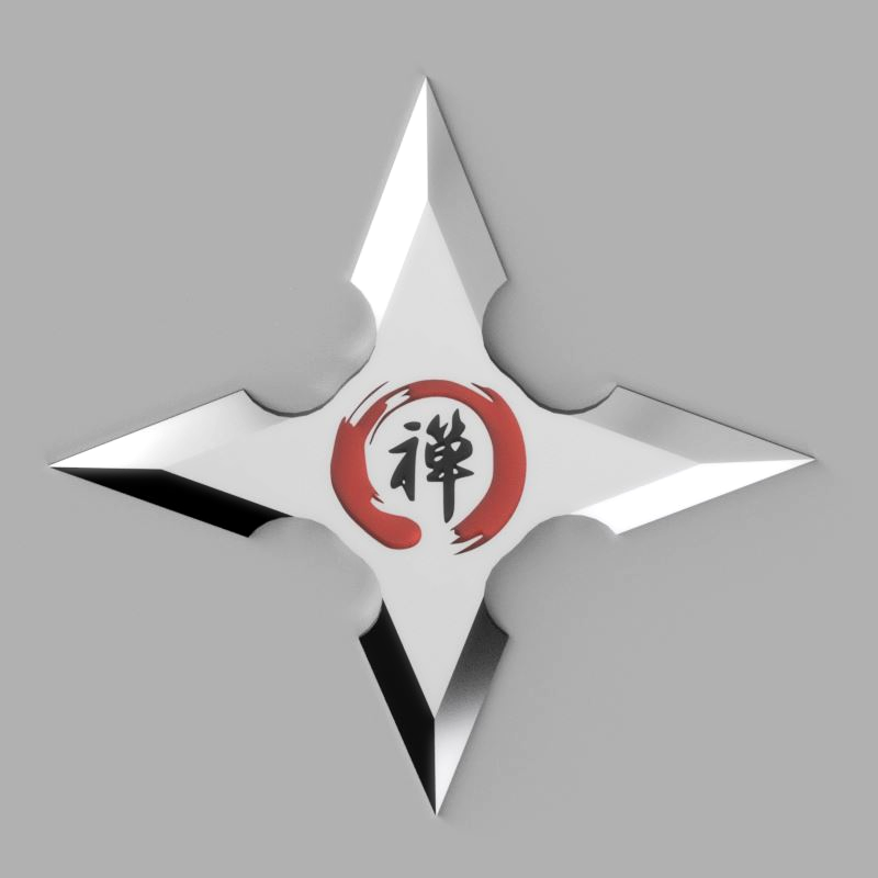 Free 3D file Customizable Shuriken/Throwing Star ⭐・3D printing design ...