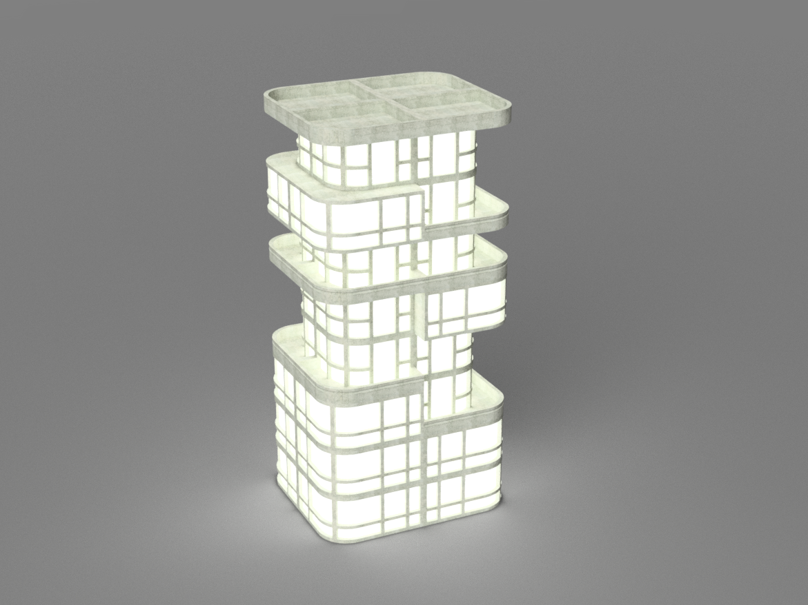 Free STL file Modern Modular Building・Model to download and 3D print・Cults
