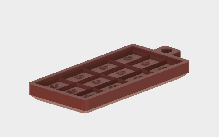 Free STL file Single Chocolate Bar Mould・3D printable object to ...
