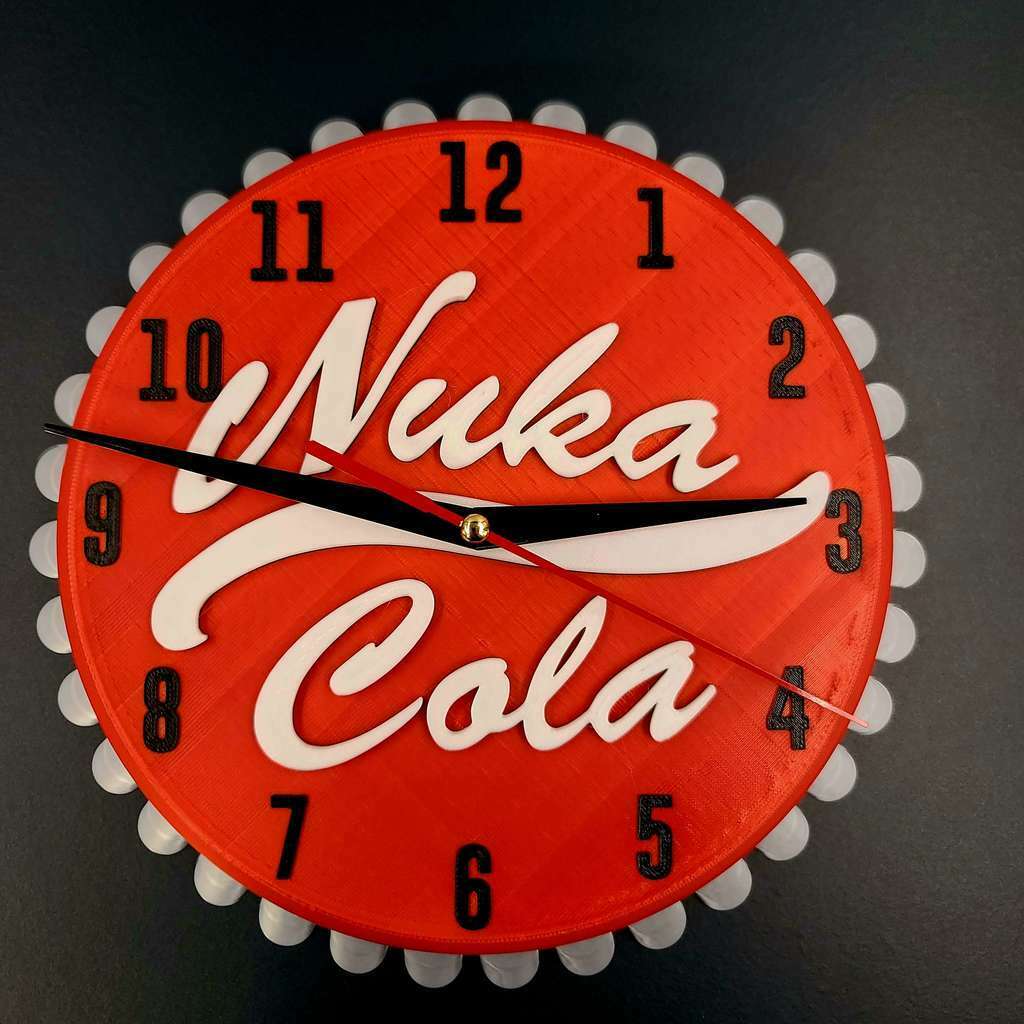 Free 3D file Nuka Cola Clock - Fan Art・3D printer model to download・Cults