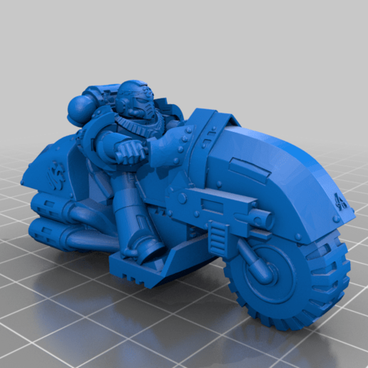 Download free STL file Alpha Legion Biker Gang • 3D printing model ・ Cults