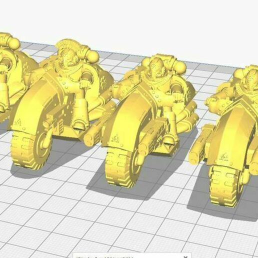 Download free STL file Alpha Legion Biker Gang • 3D printing model ・ Cults