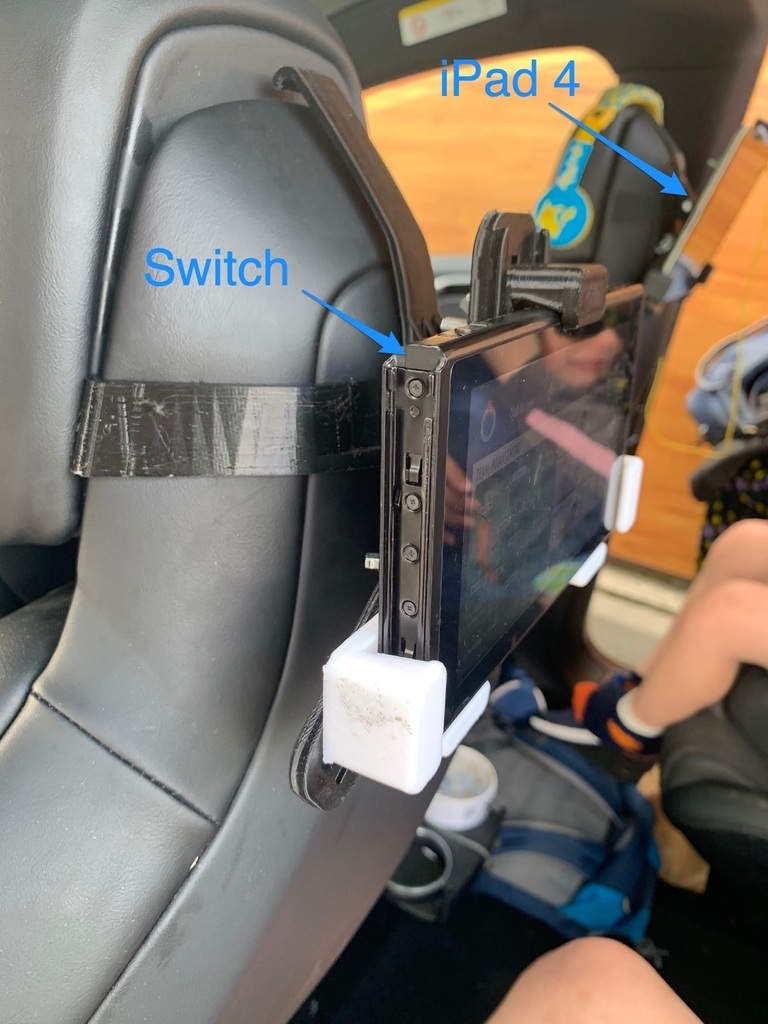 Free 3D file Tesla Headrest Mount for Tablet/Switch 🚗・3D printing ...