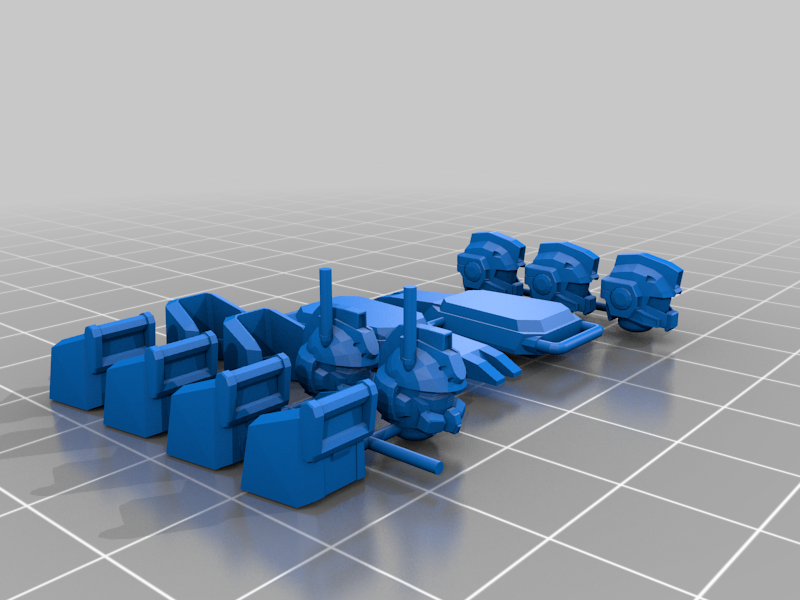 Free STL file 40k Gundam Bits 🤖・3D printer design to download・Cults