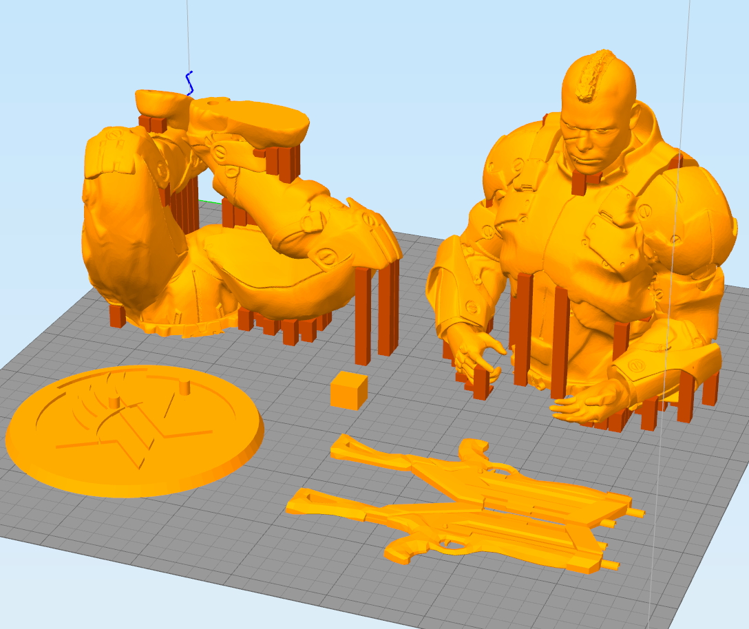 STL file Mass Effect James Vega Statue 👾・3D printable model to download ...