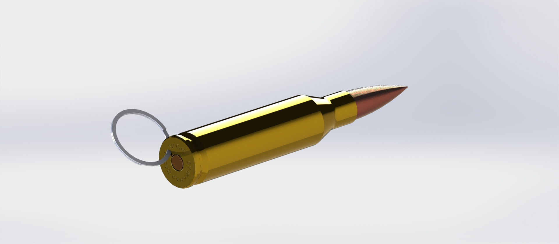 Free 3D file A pack of 50 cal keychains・3D printer design to download・Cults
