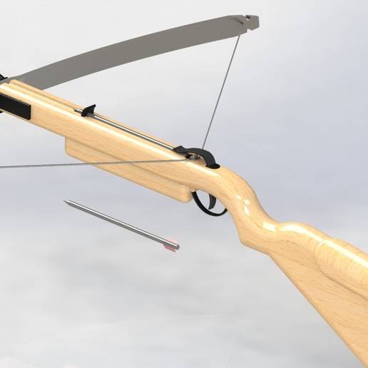Download STL file Crossbow with magzine ・ Cults