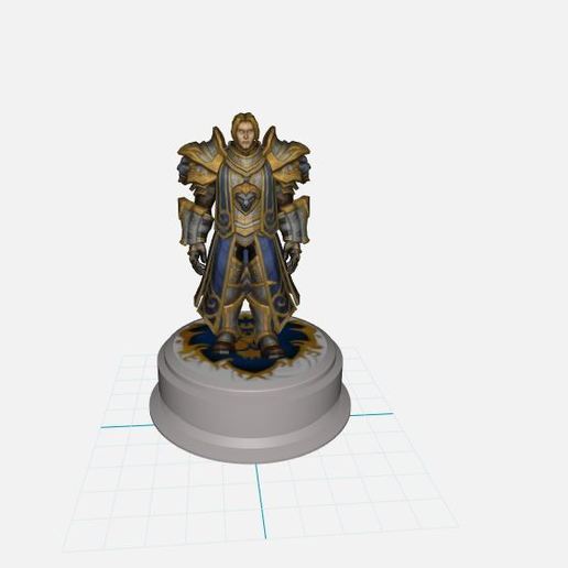 Download free 3D printer templates Anduin ,Alliance ,World of Warcraft ...