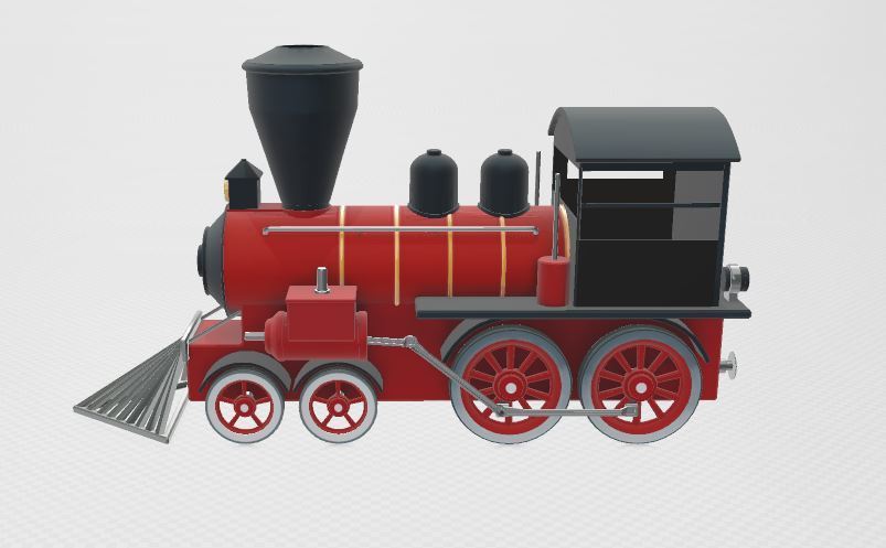Free STL file Steam train・3D print model to download・Cults
