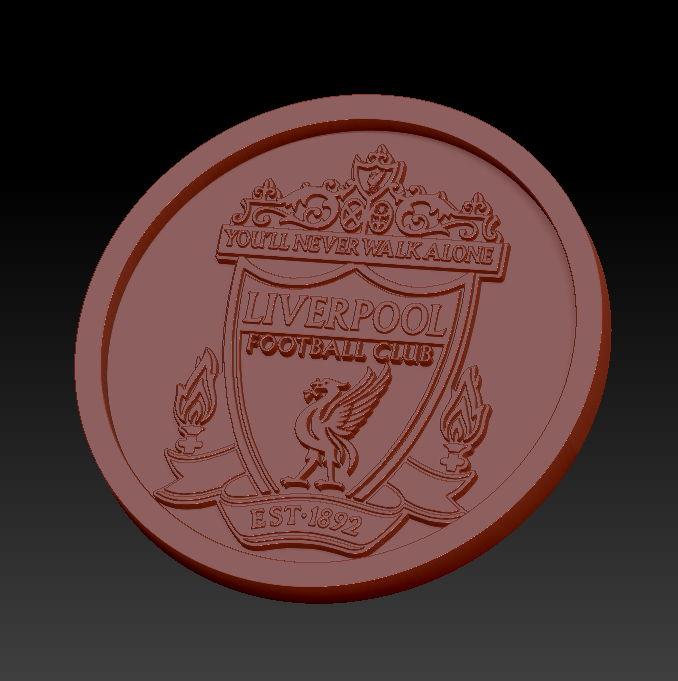 Free STL file Medaillon Liverpool FC・3D printable model to download・Cults
