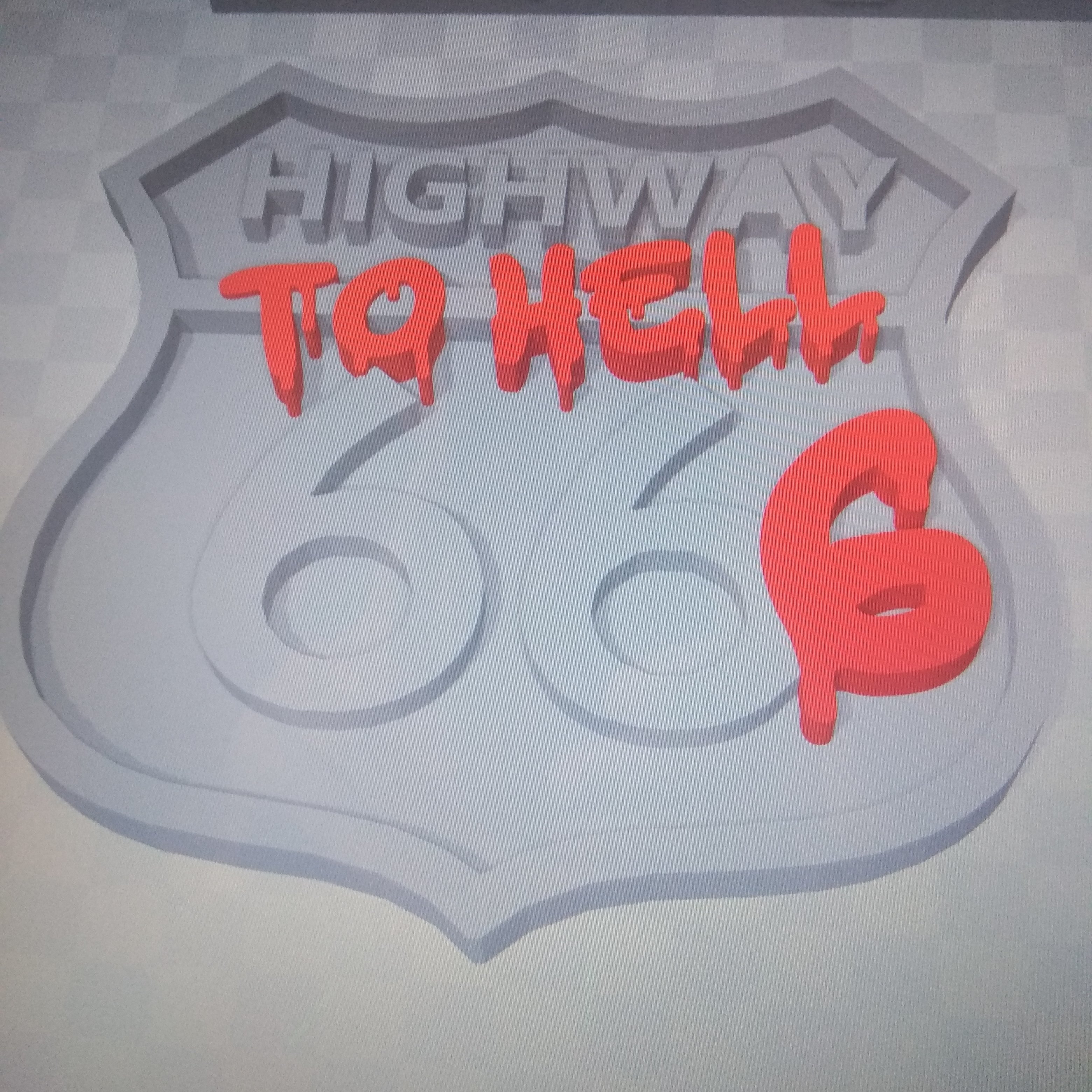Fichier STL Highway to hell 666・Modèle à imprimer en 3D à télécharger・Cults