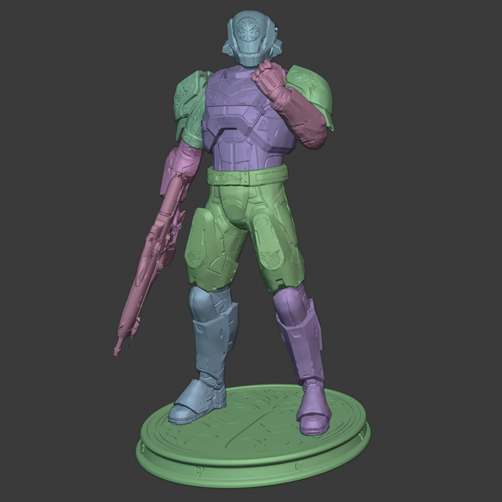 STL file Destiny - Titan Armor Iron Banner Year One 🦸・3D print object ...