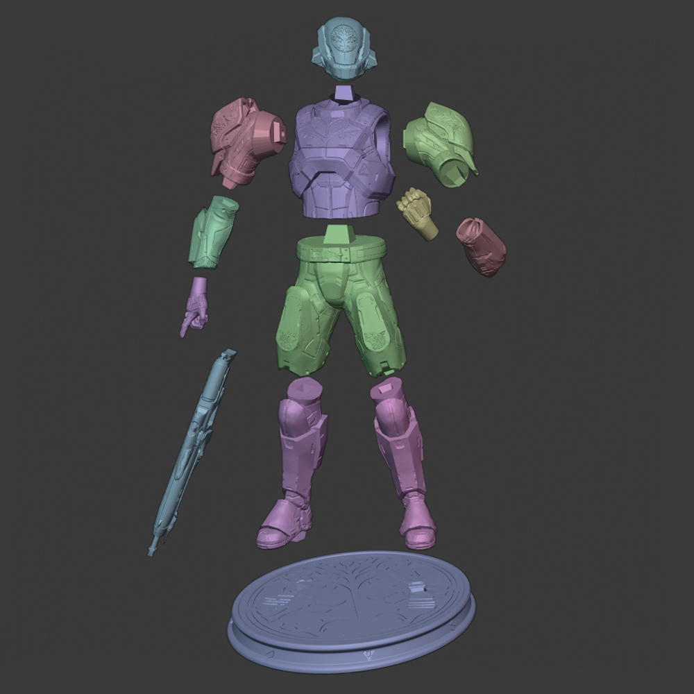 STL file Destiny - Titan Armor Iron Banner Year One 🦸・3D print object ...