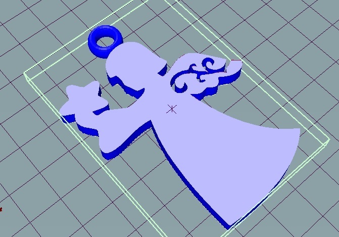 Free STL file Angel Christmas ornament・Design to download and 3D print ...