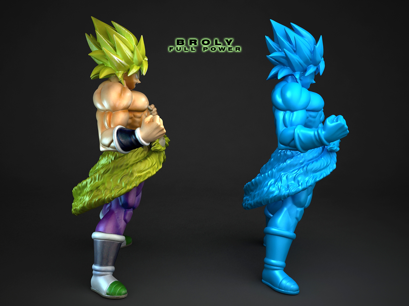 Archivo STL BROLY FULL POWER 3D 🎨・Modelo de impresora 3D para descargar ...