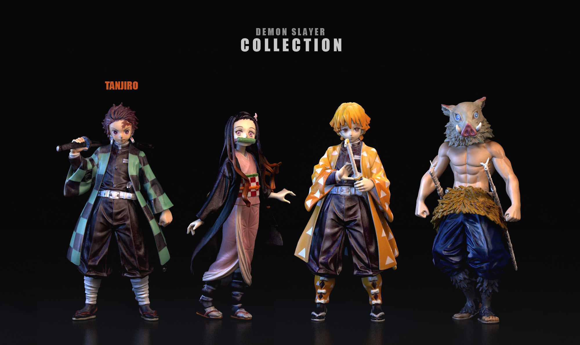 STL file TANJIRO 3D 💬・Template to download and 3D print・Cults