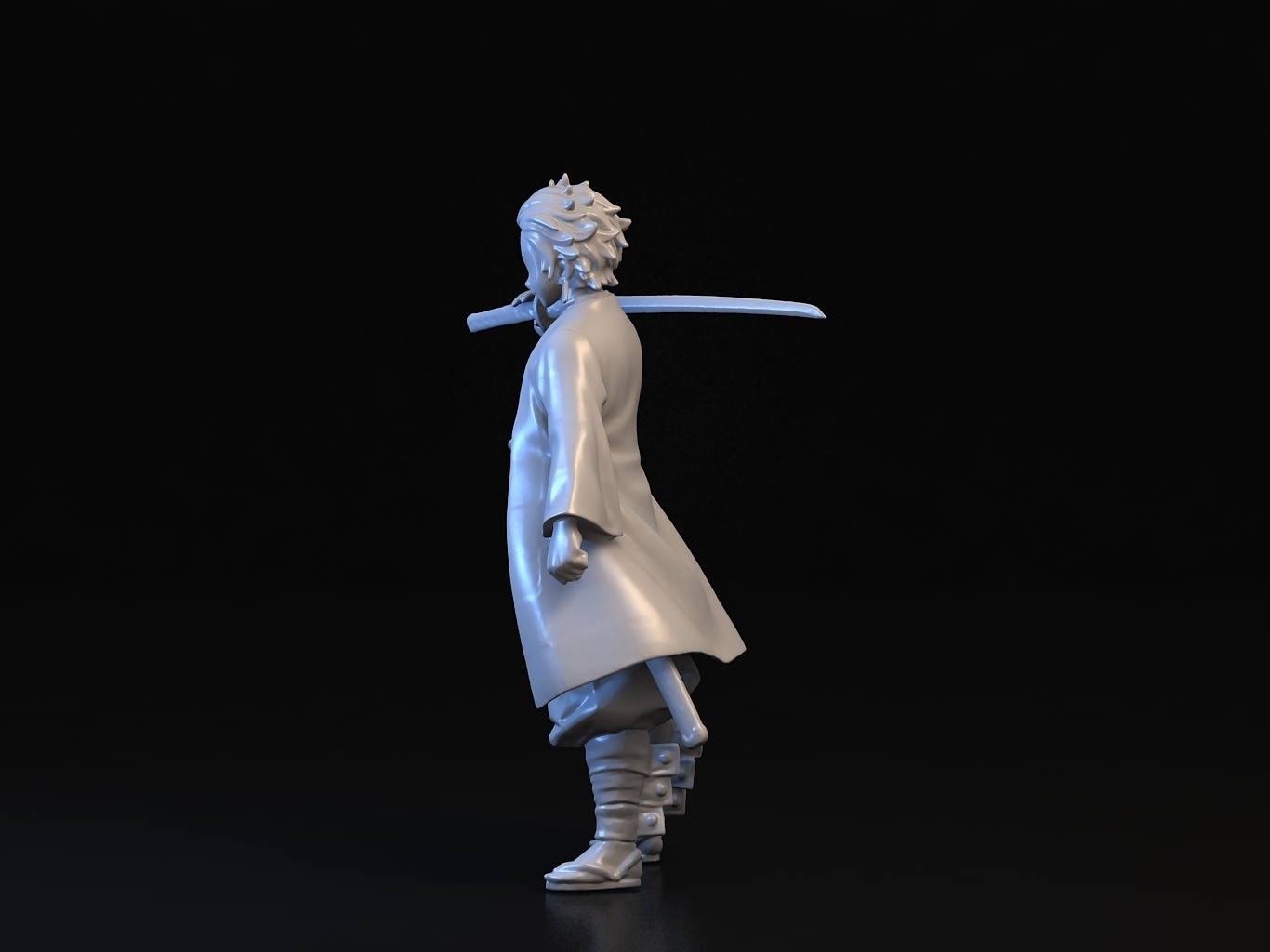 STL file TANJIRO 3D 💬・Template to download and 3D print・Cults