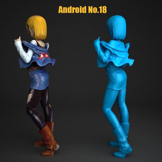 Descargar modelos 3D para imprimir Escaneo 3D Android No18 ・ Cults